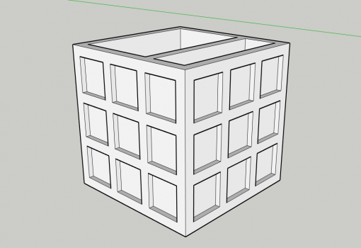 Rubix Cube Pencil Holder – Zachary D. Santoro